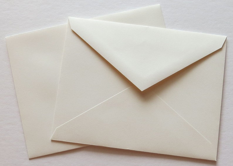 PPE43 Qty. of 50 A2 70 Lb. Vanilla Paper Envelopes 4 3/8 X 5 3/4 11 ...