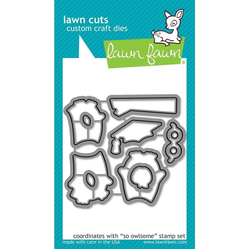 Lawn Fawn so Owlsome LF1757 Stamp Set or LF1758 Die Set Grad - Etsy