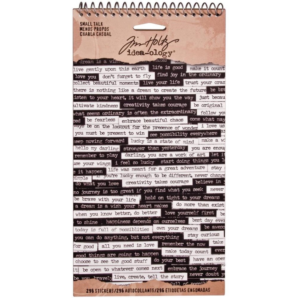 Tim Holtz Ideaology Stickers Chitchat, Small Talk,clippings or Snarky ...