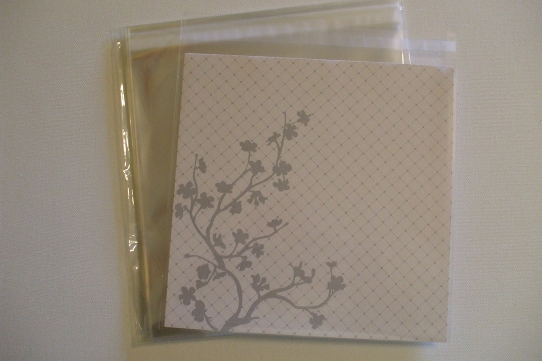 AF88 50 Clear Cellophane Envelopes 8 1/4 X 8 1/16 (21cm X 20.5cm) - Etsy