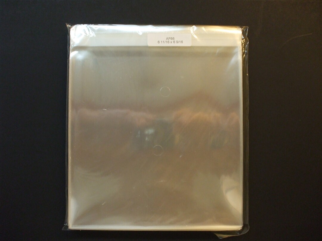 100 Clear Cellophane Envelopes, Resealable (6 11/16 X 6 9/16) - Etsy