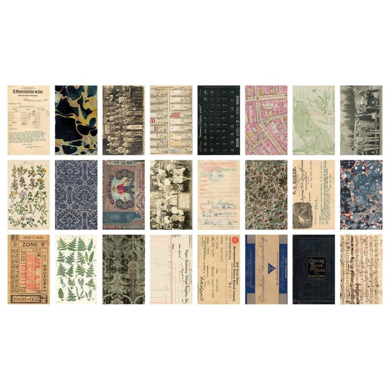 Tim Holtz Ideaology Backdrops Double-sided Cardstock 6