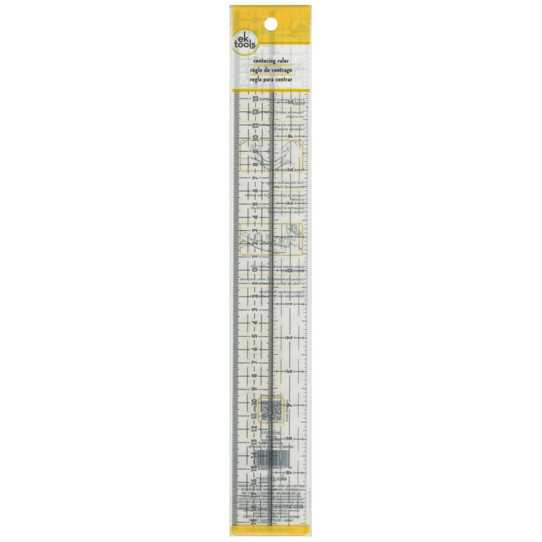 EK Success Pro Centering Acrylic Craft Ruler 54-02004 - Etsy