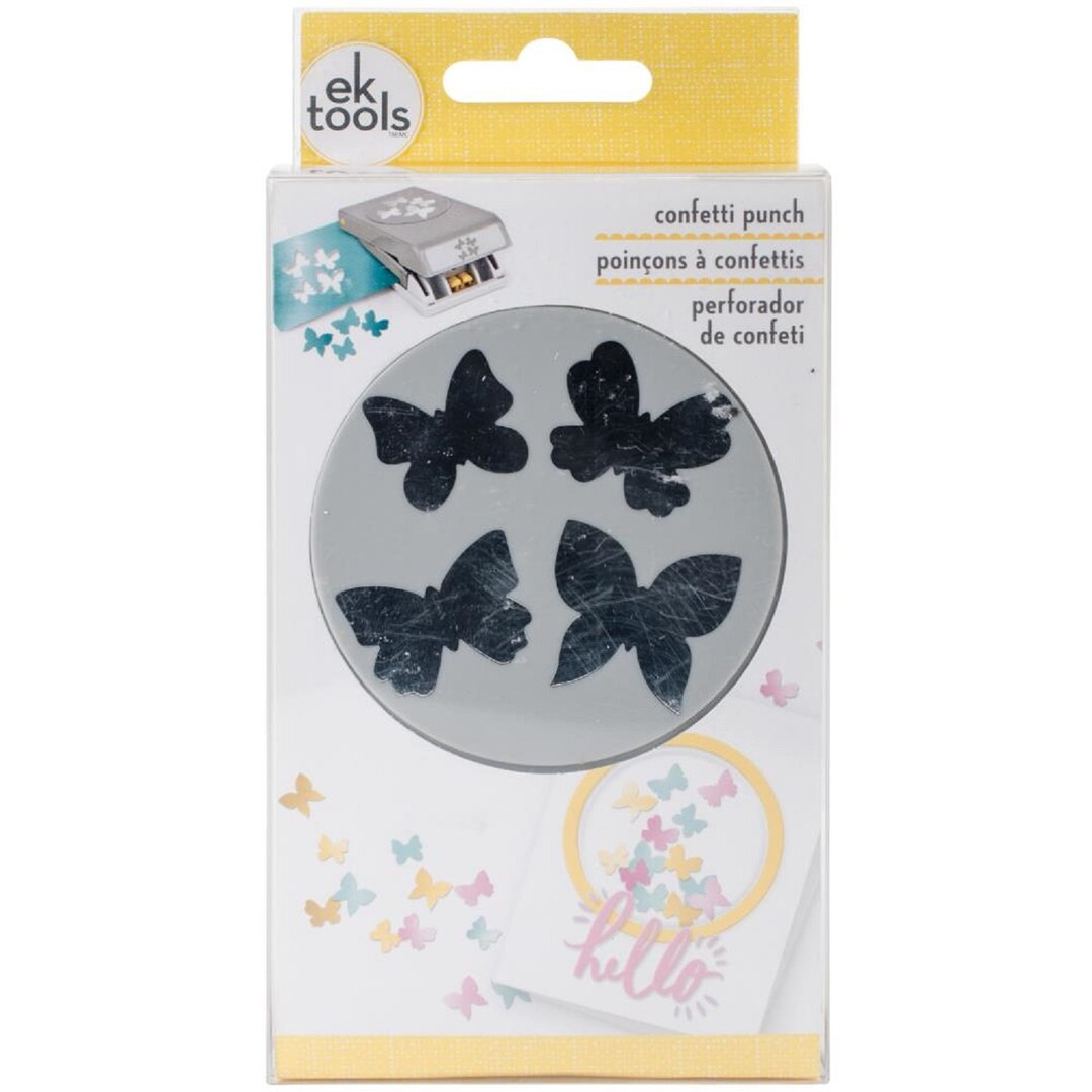 EK Success-ek Tools Large Slim Punch Confetti Butterfly 54-30308 - Etsy