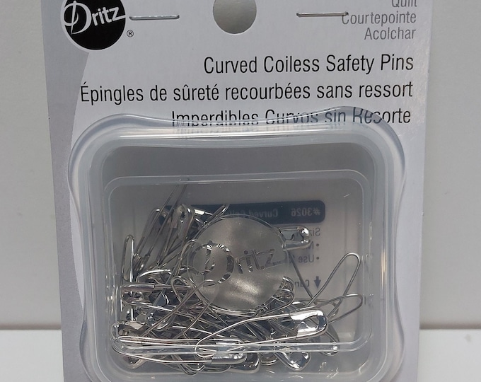 Cousin D.I.Y. 1.5" Coiless Safety Pins Gold Tone Pack of 25 - Etsy