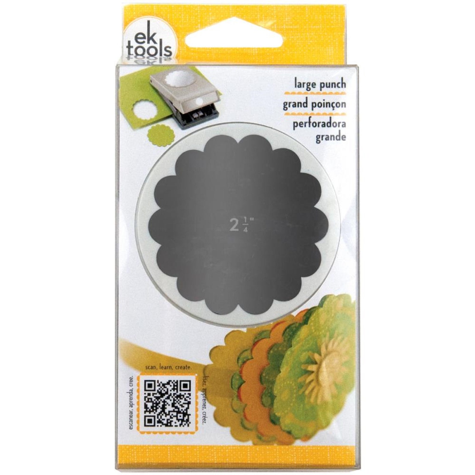 54-30097 2.25" EK Success / EK Tools Large Slim Punch Scallop Circle - Etsy