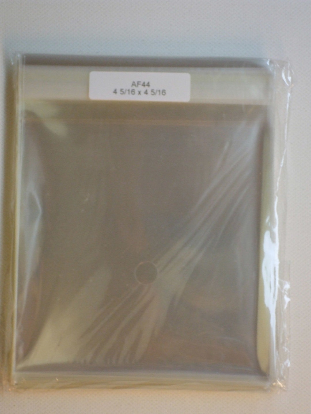 100 Clear Cellophane Envelopes, 4 5/16