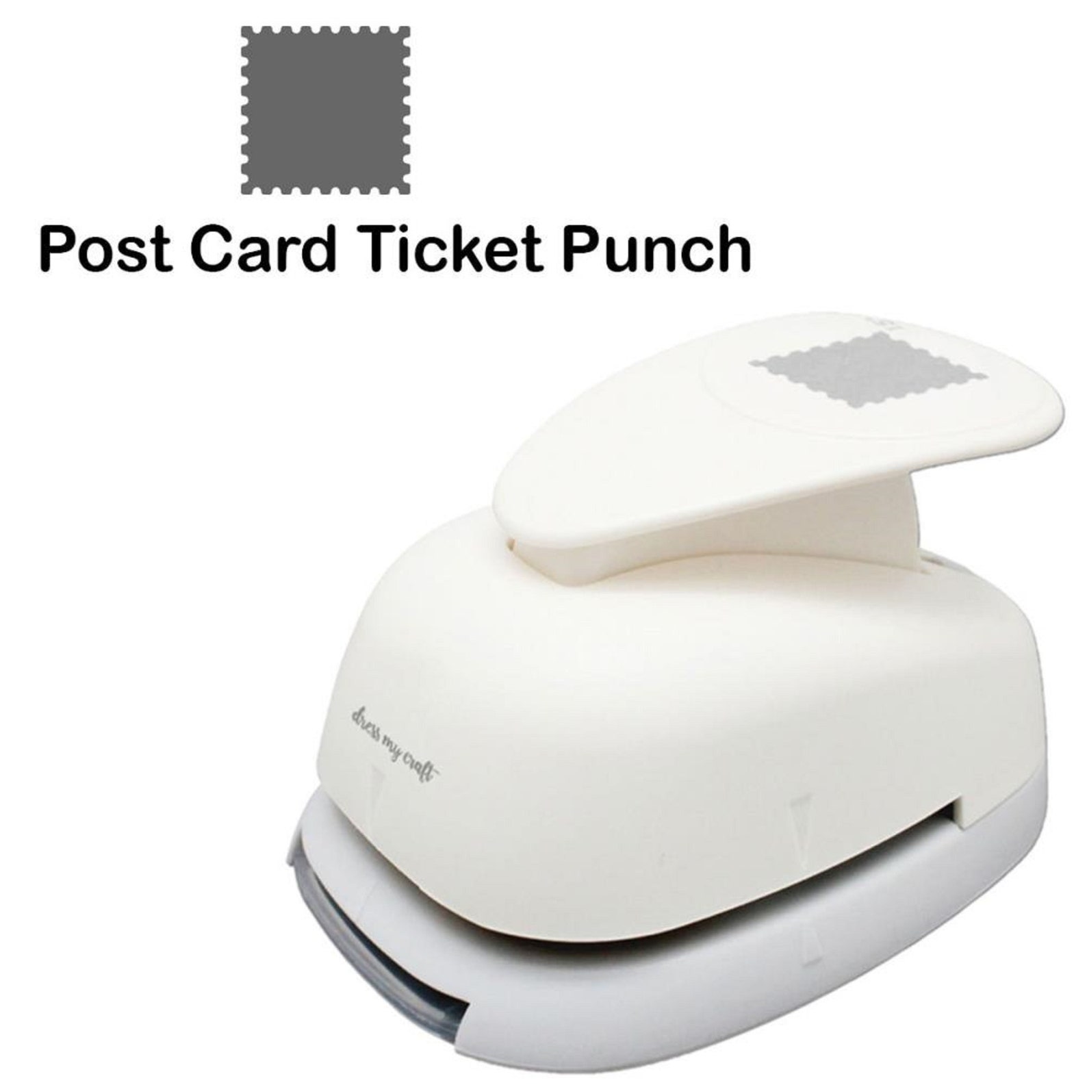 Dress My Craft Post Card Ticket/postage Stamp Punch DMCT5087 - Etsy