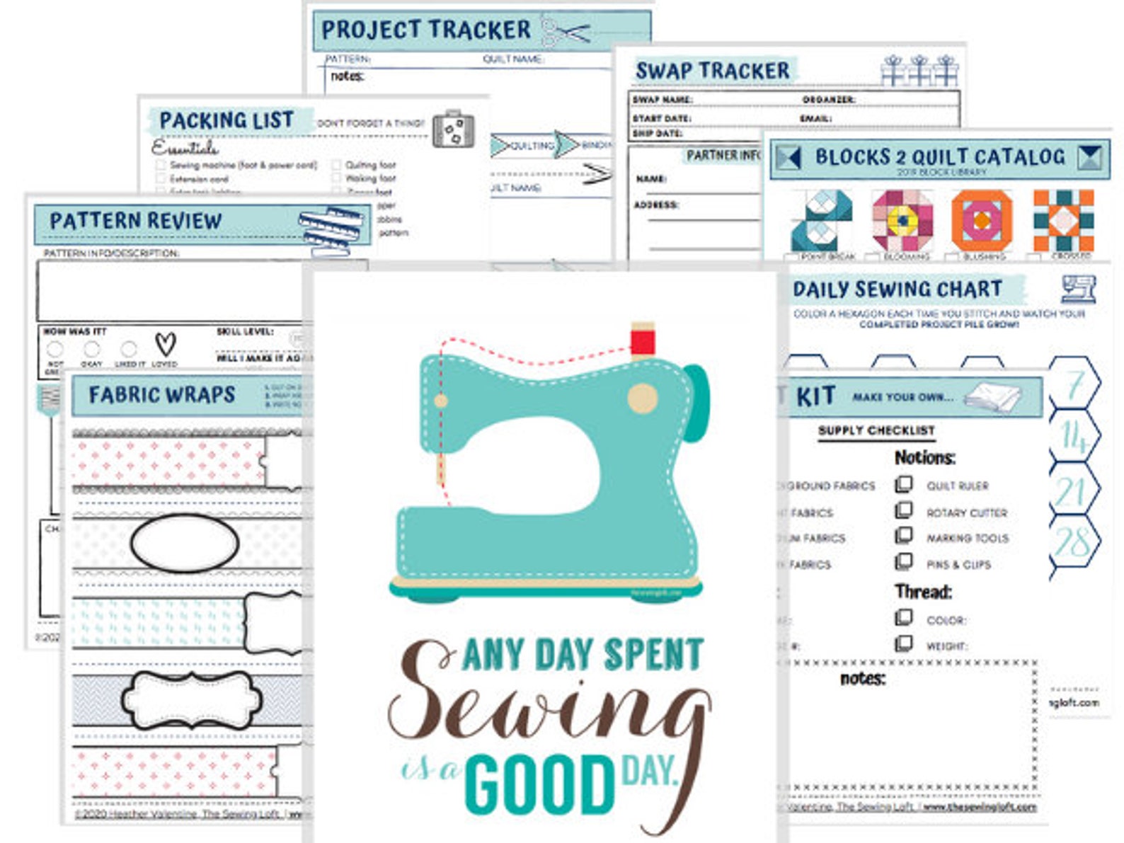 Sew Organized Printable Pack PDF download Template - Etsy