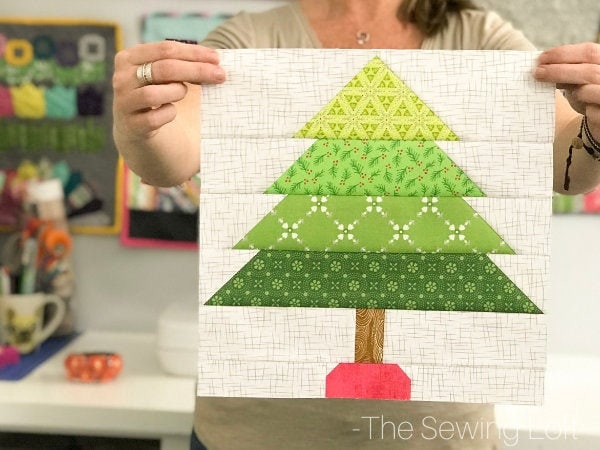 Christmas Tree Block Pattern - PDF Includes Instructions for 6 Inch and ...