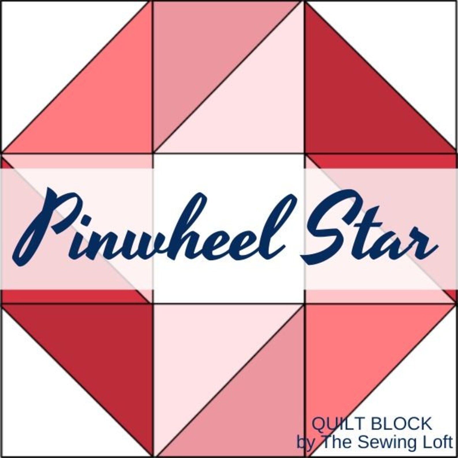 Pinwheel Star Quilt Block Pattern PDF Includes Instructions | Etsy