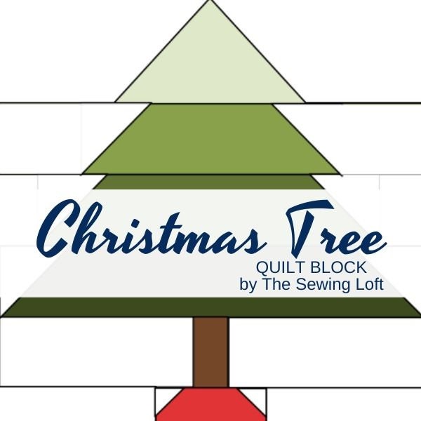 Christmas Tree Block Pattern - PDF Includes Instructions for 6 Inch and ...
