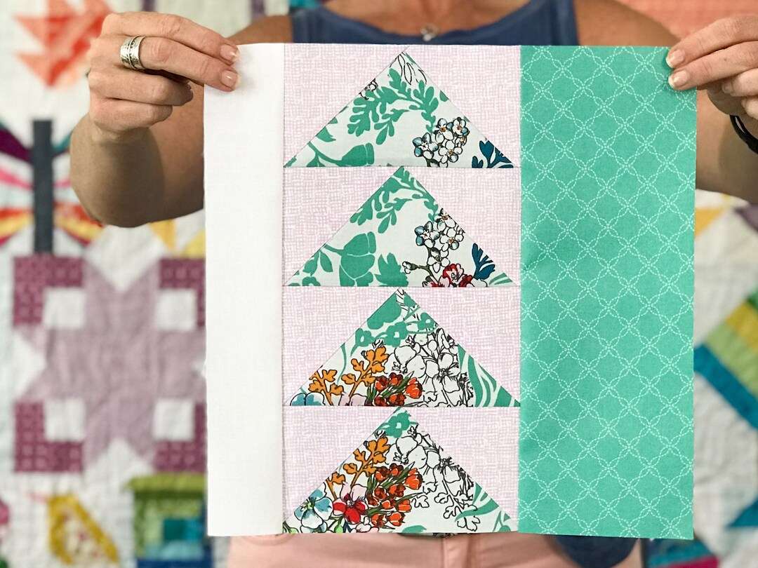 Directional Quilt Block Pattern - PDF Includes Instructions for 6 Inch ...