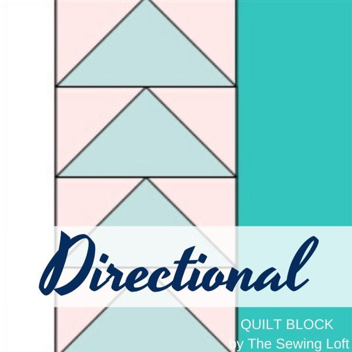 Directional Quilt Block Pattern PDF Includes Instructions | Etsy