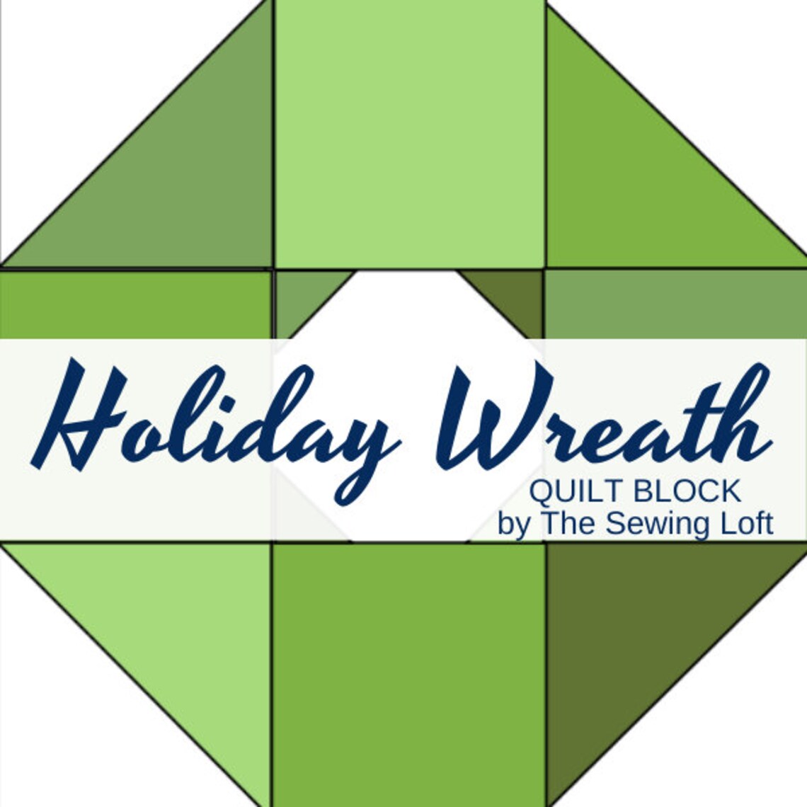 Holiday Wreath Block Pattern PDF Includes Instructions for 6 - Etsy