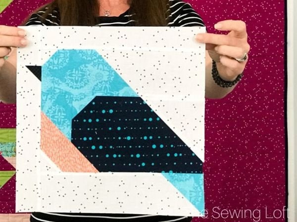 Pretty Bird Quilt Block Pattern - PDF Includes Instructions for 6 Inch ...