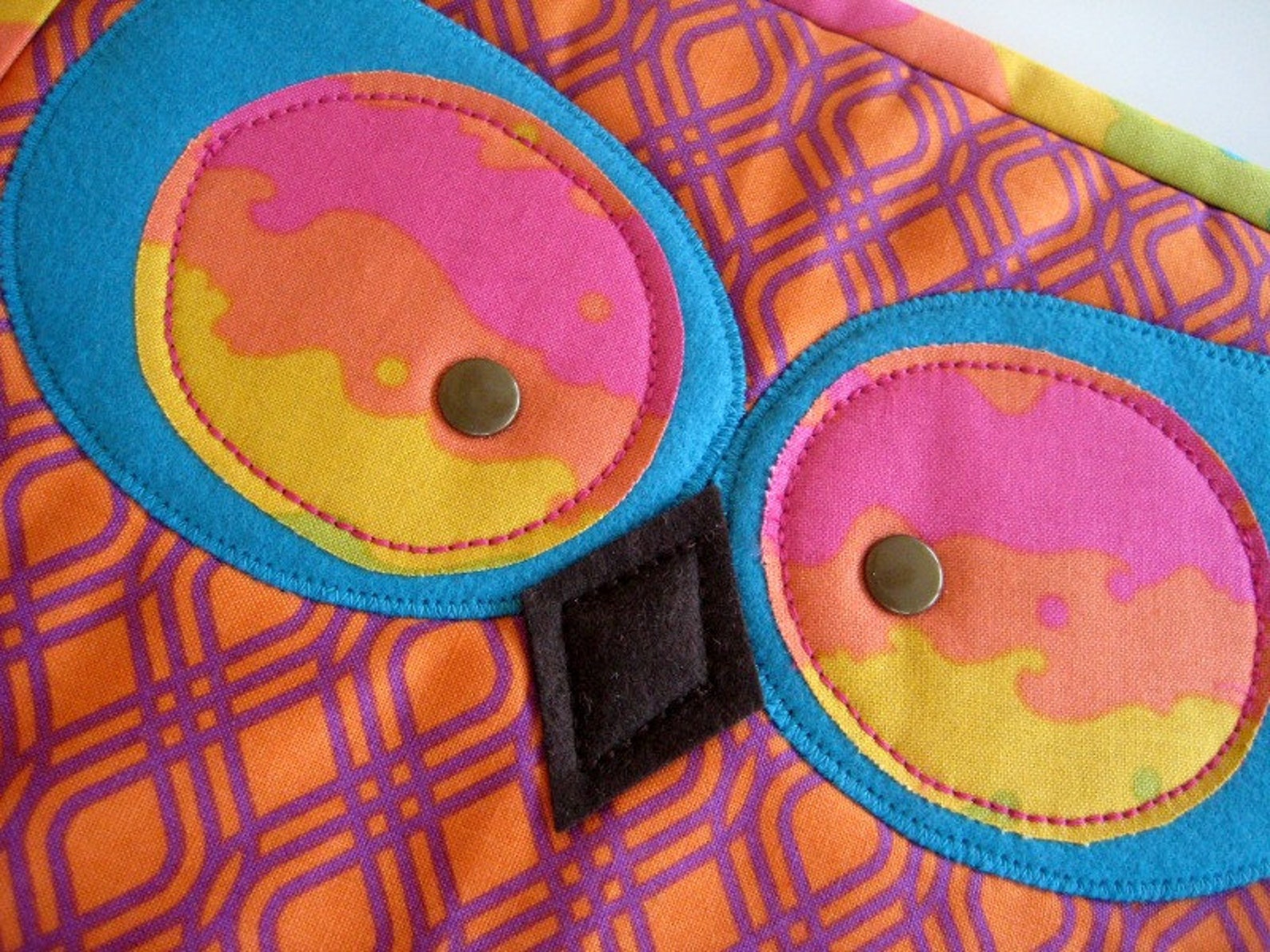 Owl Eyes Mini Quilt Mug Rug Pattern Instant Download | Etsy