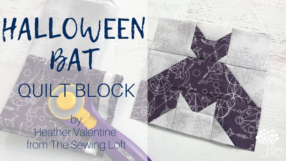 Halloween Bat Block Pattern PDF Includes instructions for 6 | Etsy