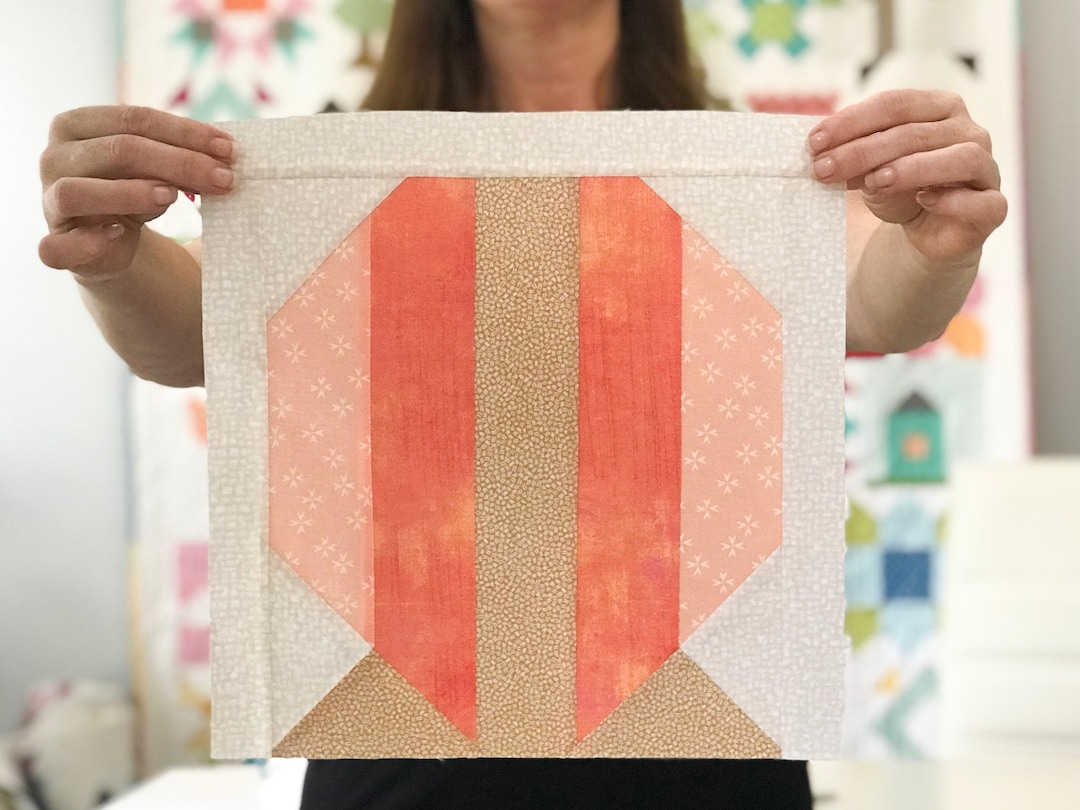 Seashell Block Pattern - PDF Includes Instructions for 6 Inch and 12 ...