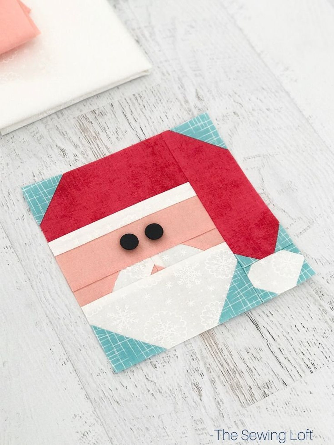Santa Claus Quilt Block Pattern – 6 and 12 Inch (PDF Pattern) - Etsy