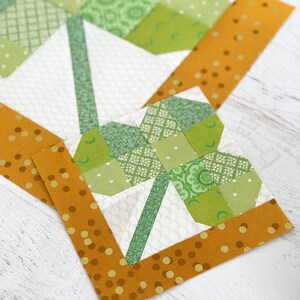 Shamrock Quilt Block Pattern - PDF Includes Instructions for 6 Inch and ...
