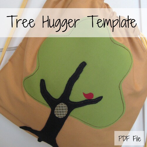 Tree Applique Pattern PDF Tree With Leaves Applique Template | Etsy