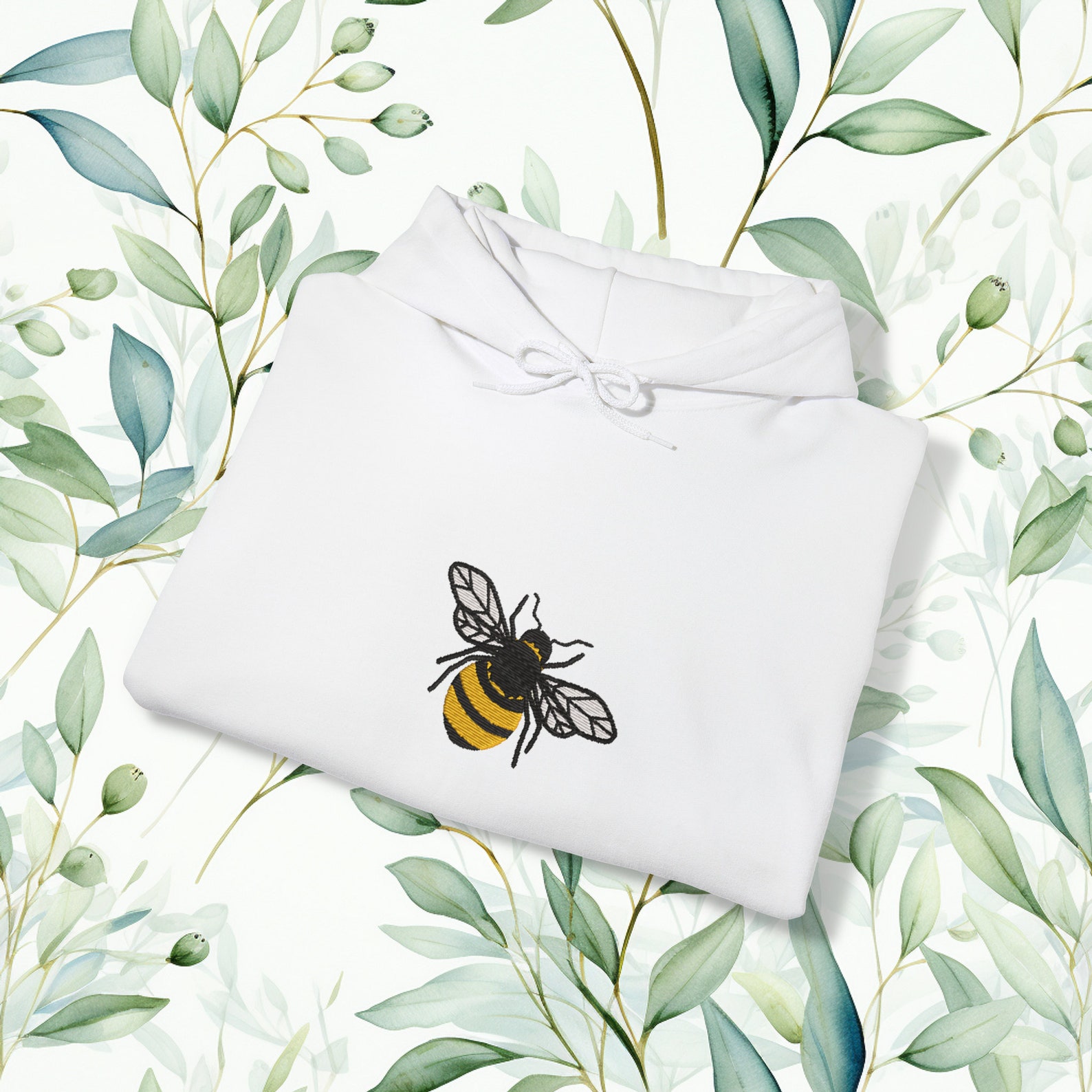 Cute Fluffy Bee Digital Embroidery Design. Machine Embroidery Design ...