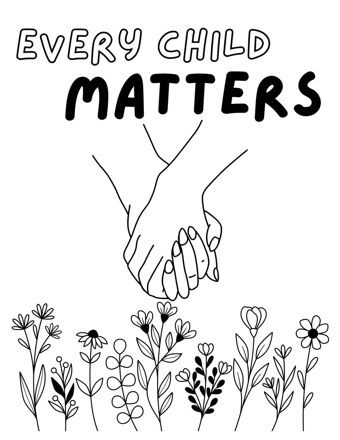 Truth and Reconciliation, Orange Shirt Day, Indigenous, Coloring Pages ...