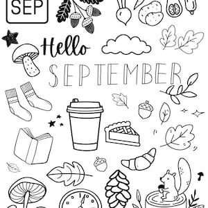 Fall Coloring Pages, Autumn, September, October, Educational, Classroom ...