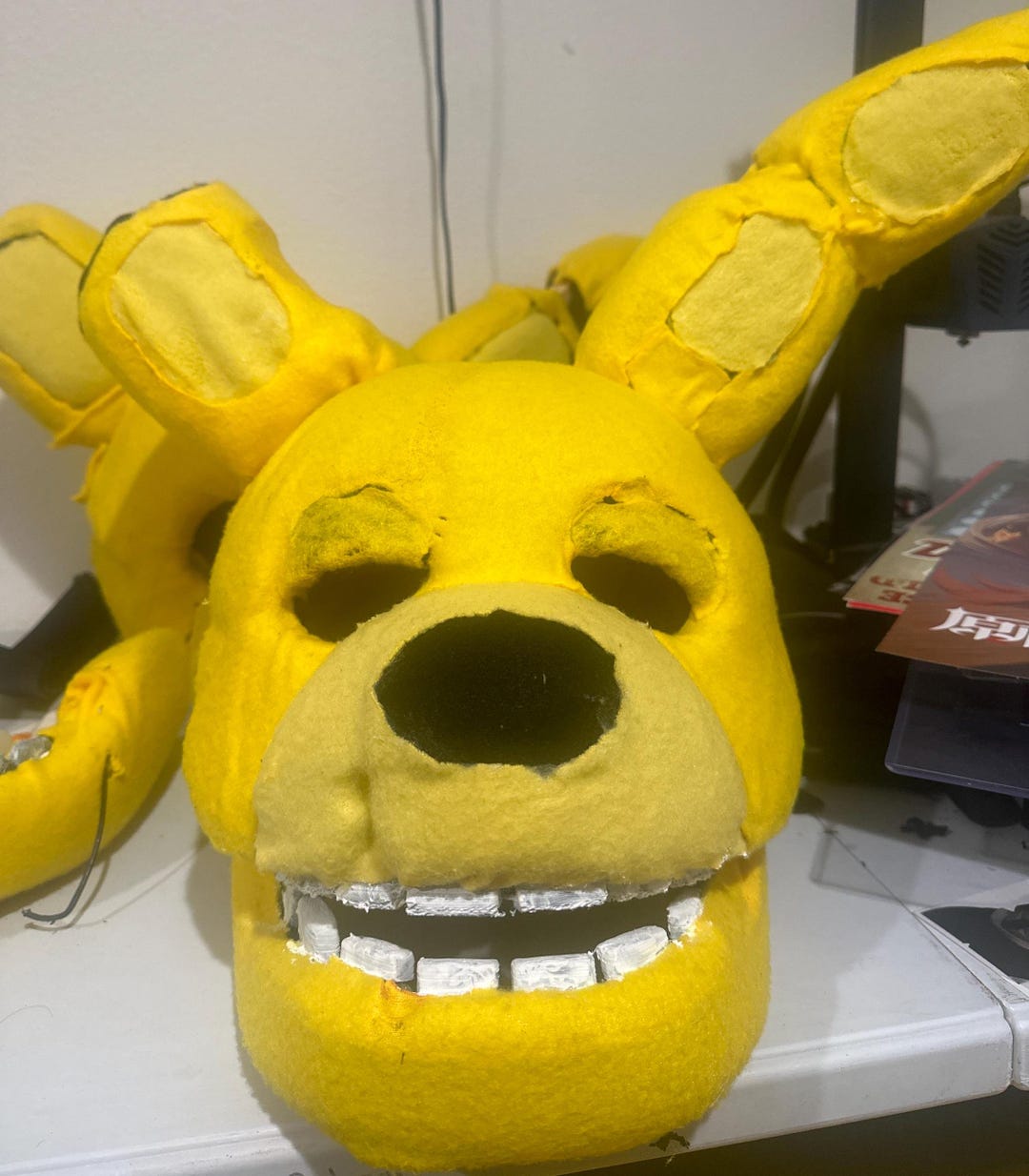 Spring Bonnie (yellow Rabbit) Five Nights at Freddy's Movie Wearable ...