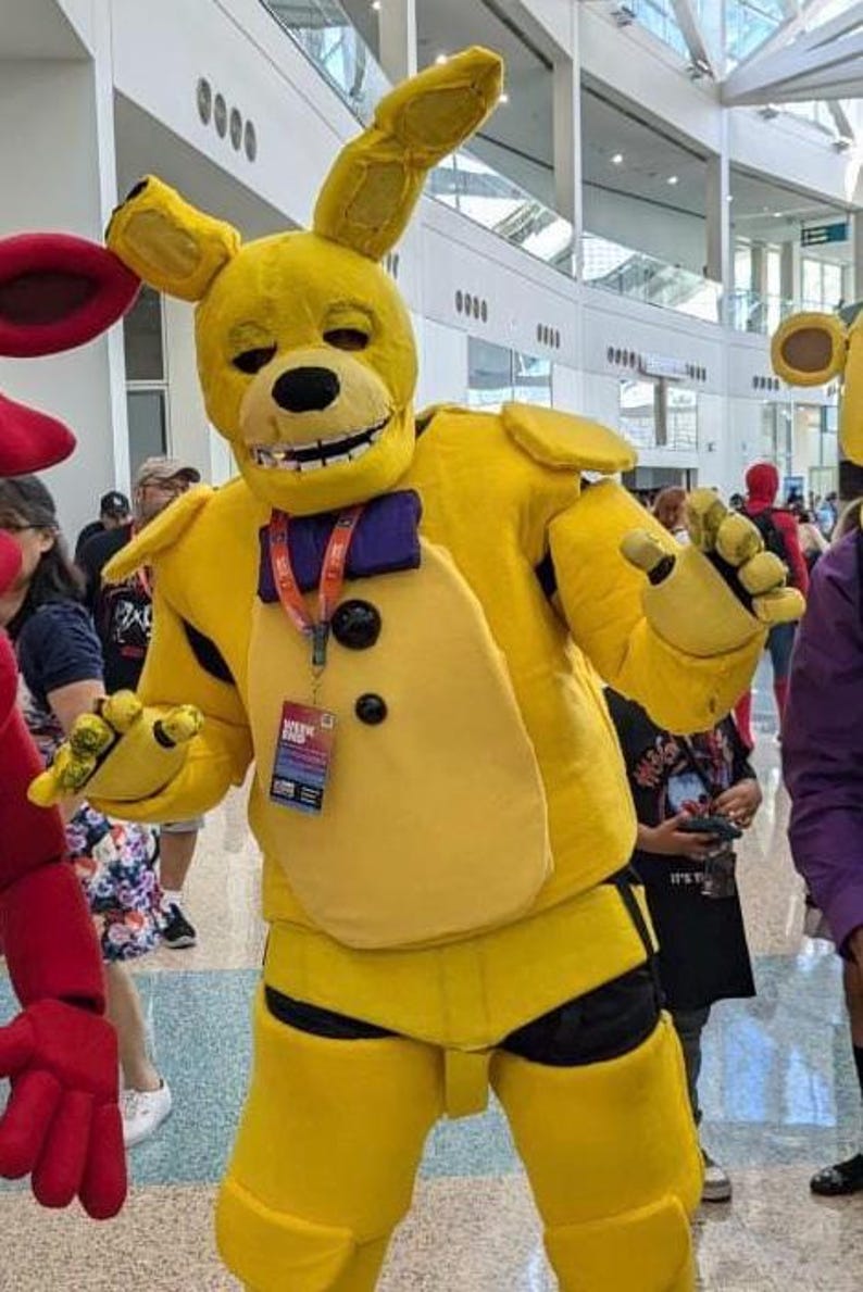 Spring Bonnie Full Cosplay Suit Five Nights at Freddy's (new Head ...