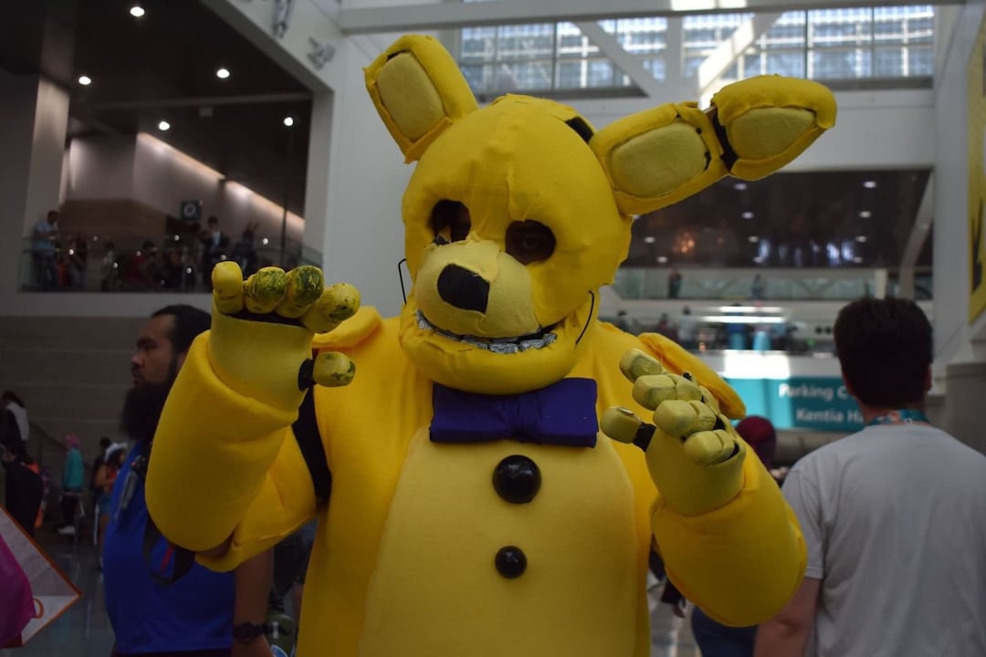 Spring Bonnie Five Nights at Freddy's Movie Wearable Cosplay Head - Etsy UK