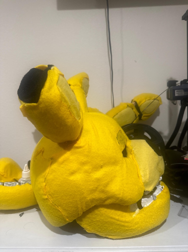 Spring Bonnie (yellow Rabbit) Five Nights at Freddy's Movie Wearable ...