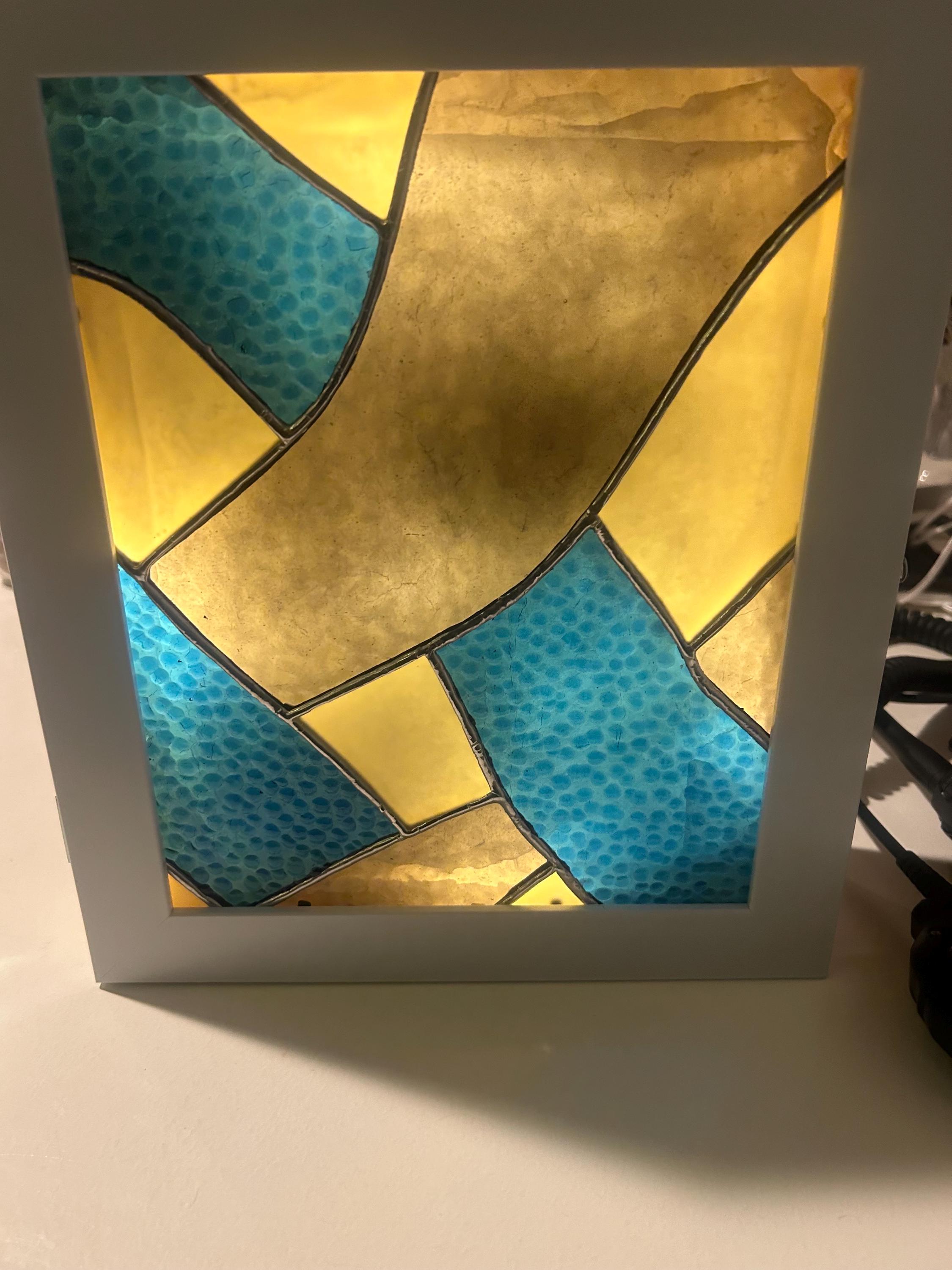 Lighted Stained Glass Panel - Etsy