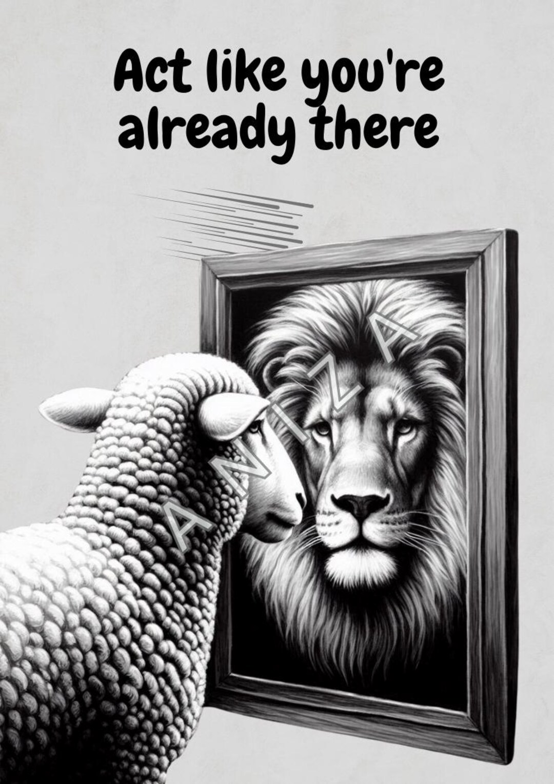 Act Like (lion) - Digital Files - Etsy