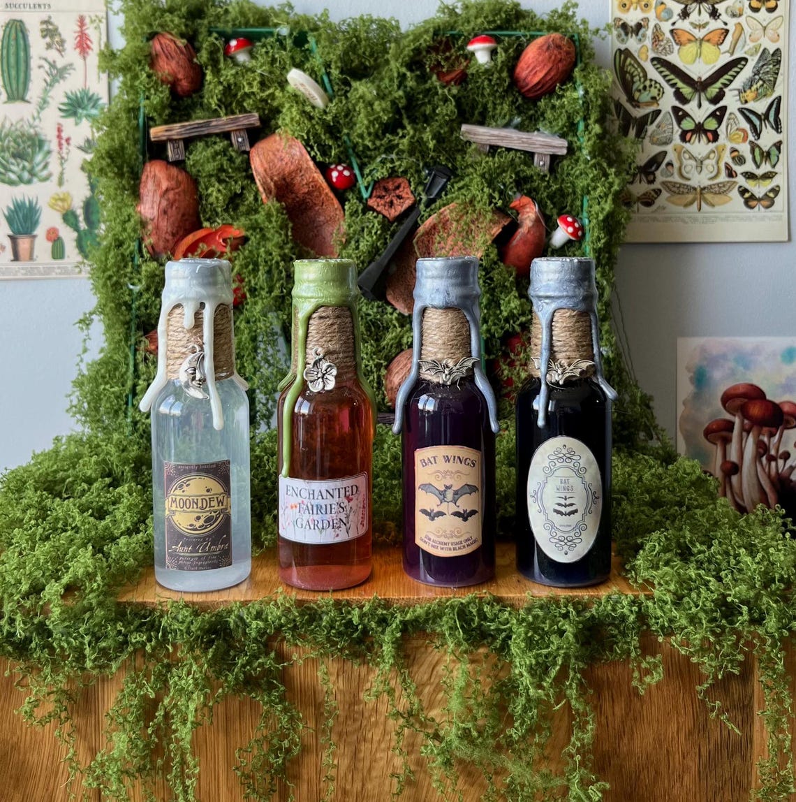 Colour Changing Potions| Magical Enchanted Potion Bottle| Witch ...