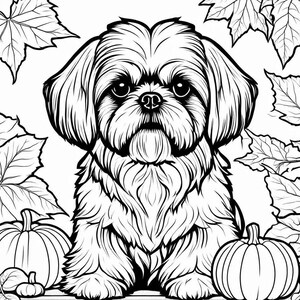 Dogs in the Fall Coloring Pages, You Can Enjoy the Top 20 Most Popular ...