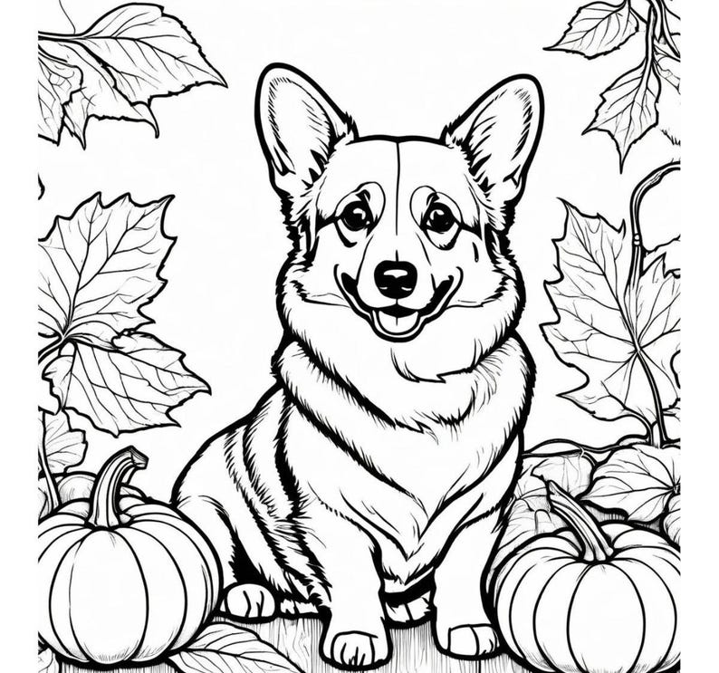 Dogs in the Fall Coloring Pages, You Can Enjoy the Top 20 Most Popular ...