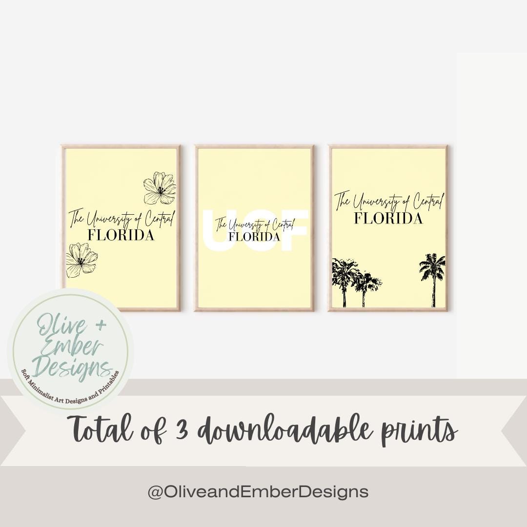 University of Central Florida College Wall Art | UCF Wall Art | Dorm ...
