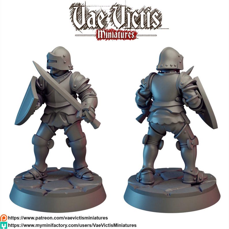 Vae Victus Foot Knights - Etsy