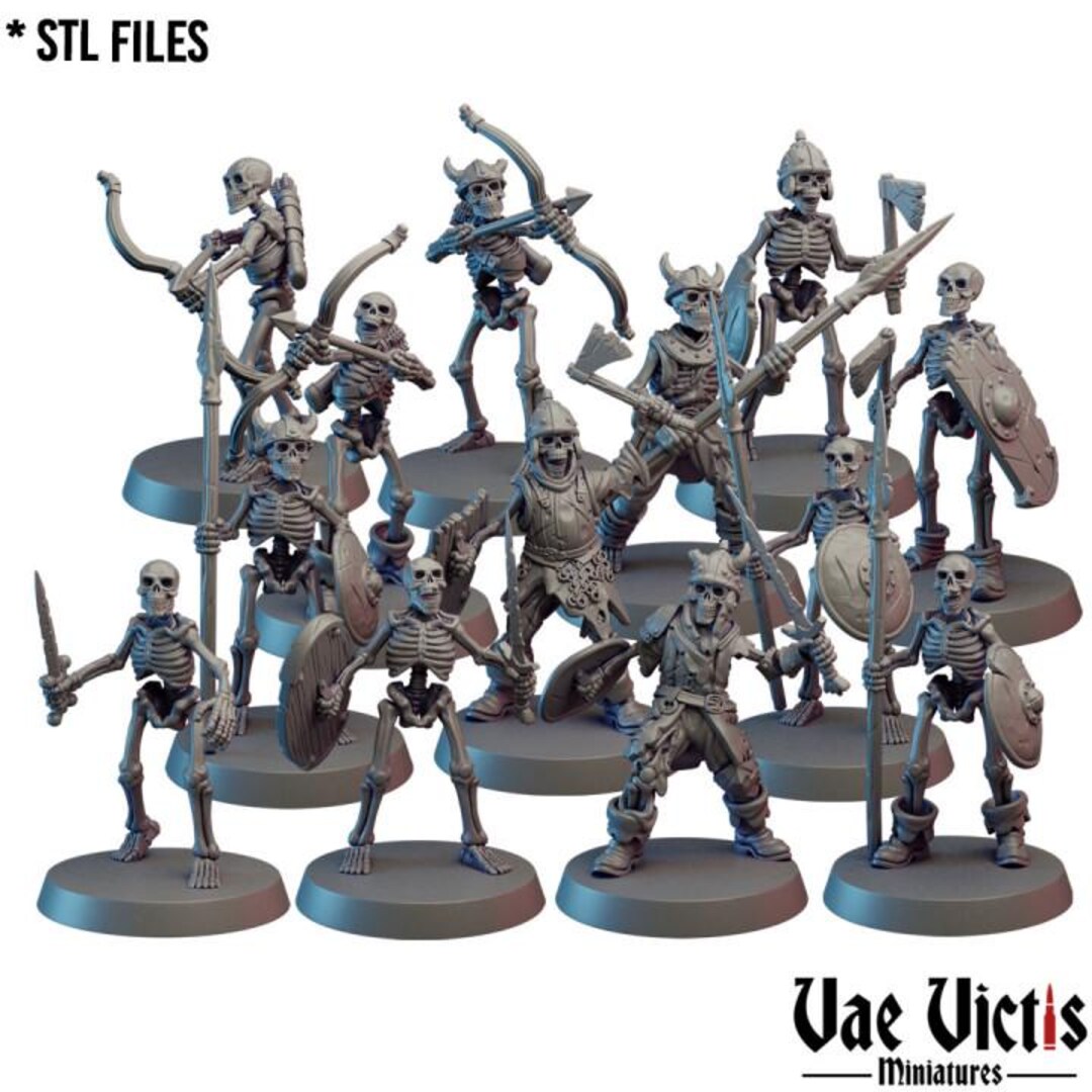 Vae Victus Skeleton Warriors - Etsy