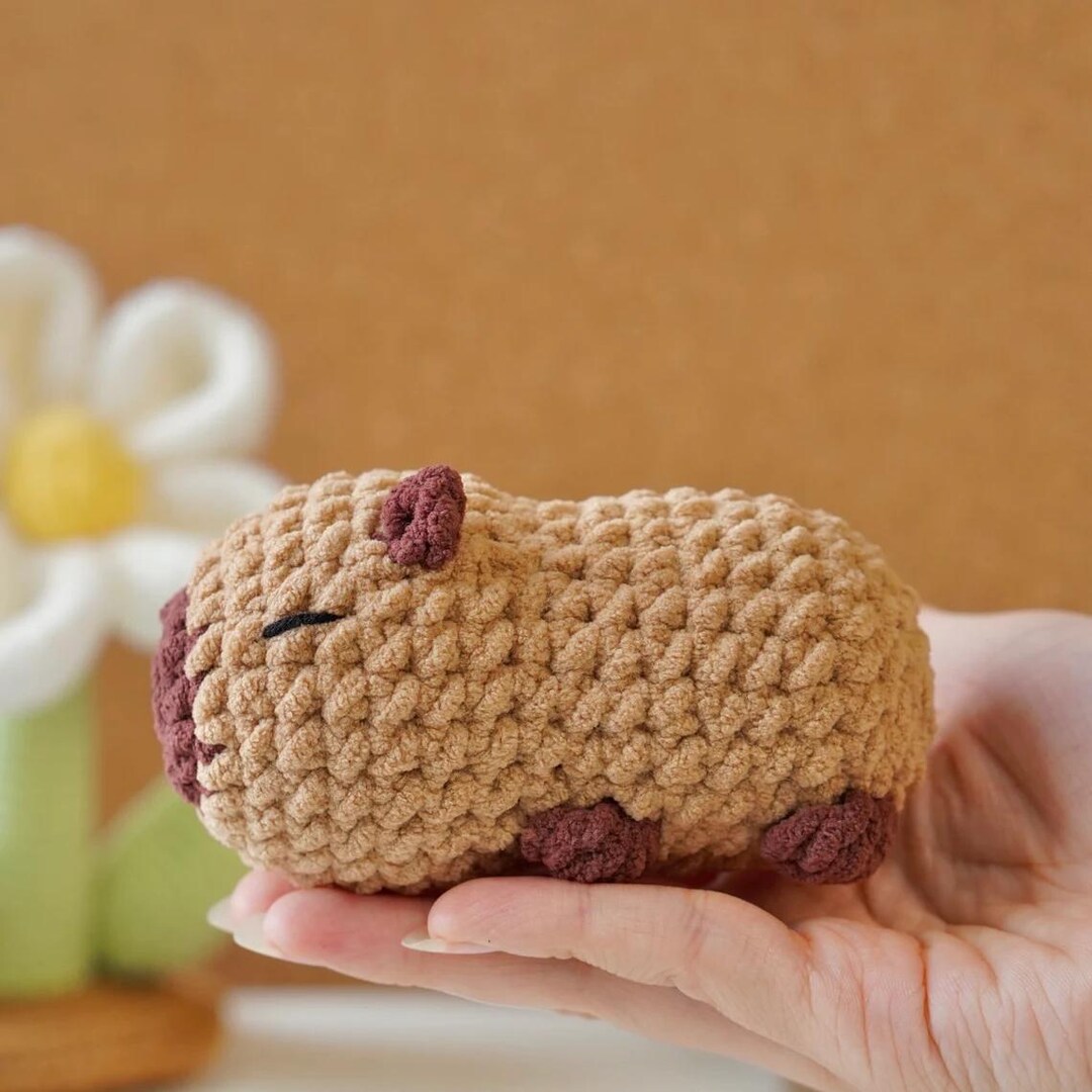 Capybara No Sew Amigurumi Crochet Patterns, Crochet Pattern, Plushie ...