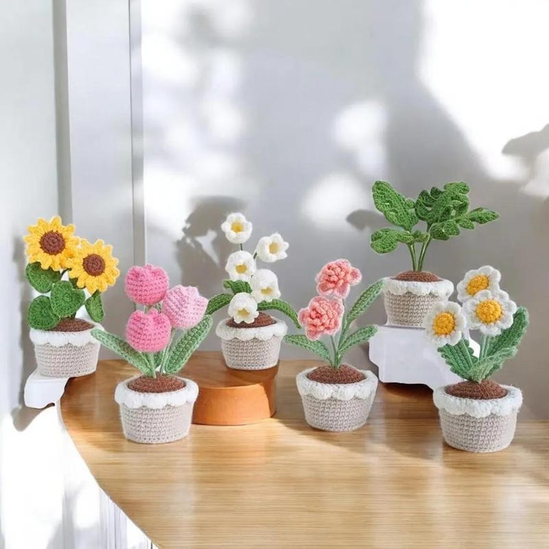 Miniature Flower Pot - Etsy