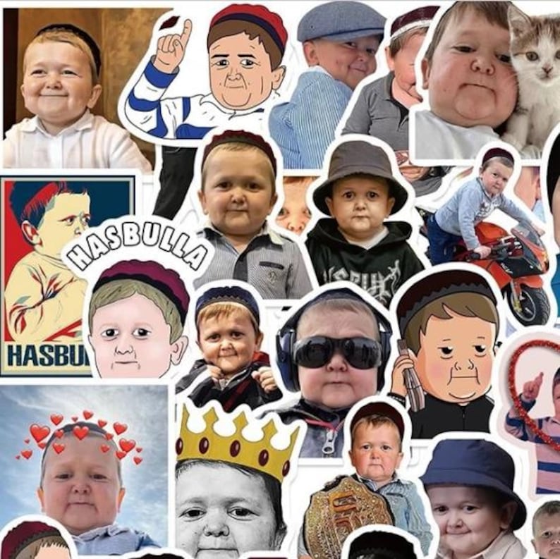 Hilarious Hasbulla Meme Stickers Pack Set Funny Hasbulla Decals for ...