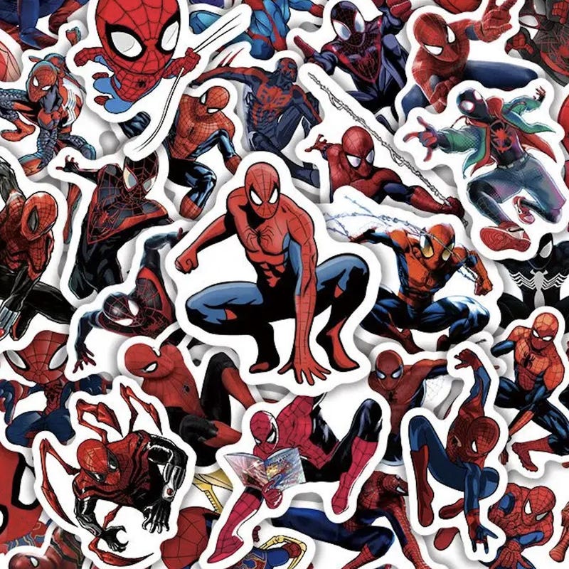 Spider Man Stickers - Etsy