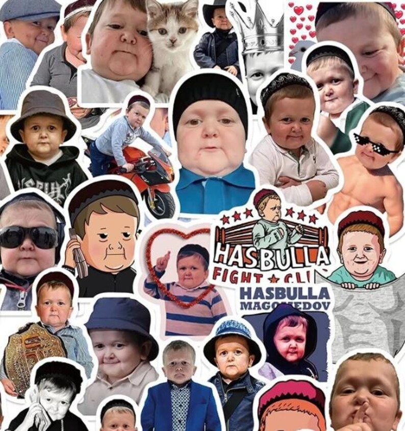 Hilarious Hasbulla Meme Stickers Pack Set Funny Hasbulla Decals for ...
