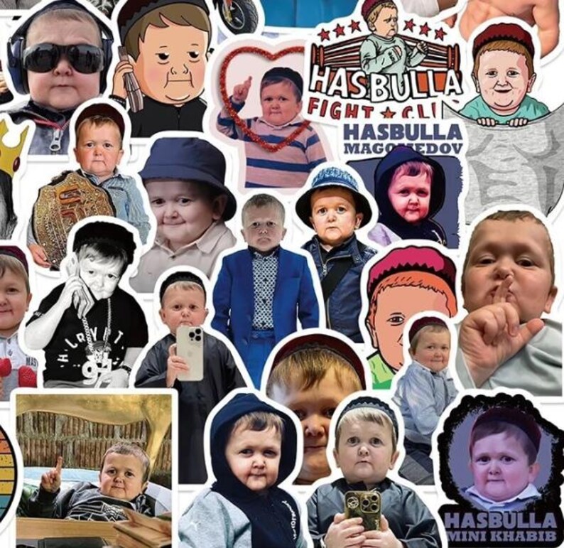 Hilarious Hasbulla Meme Stickers Pack Set Funny Hasbulla Decals for ...