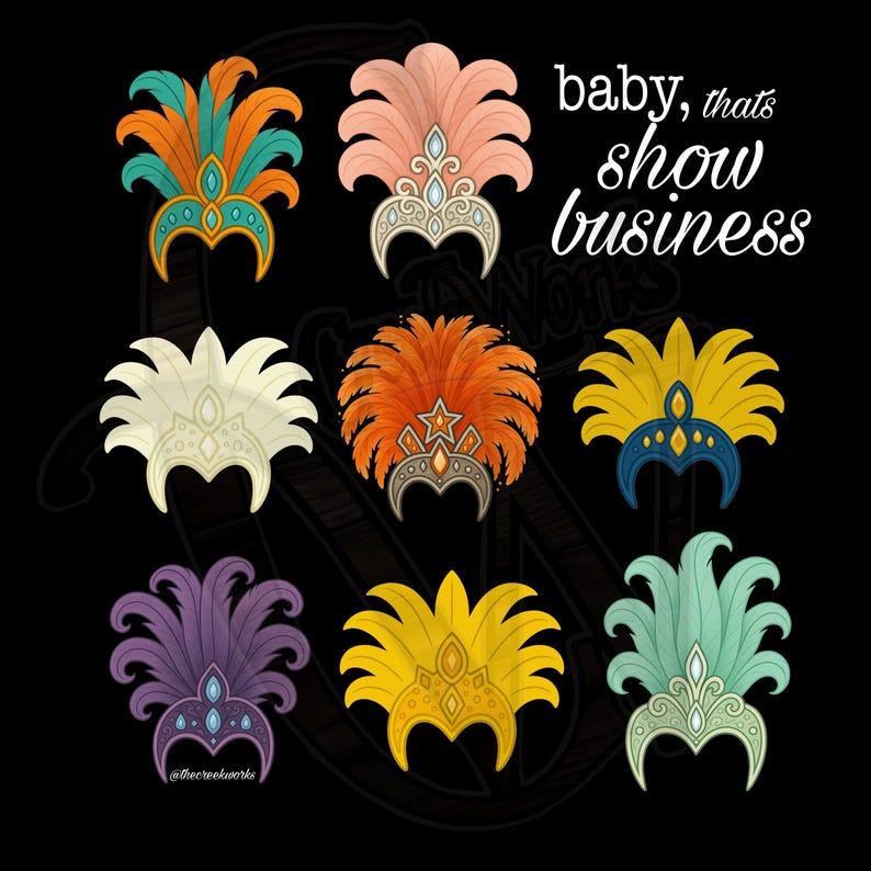 Taylor Swift Life of a Showgirl Headdress Vinyl Varients PNG and JPEG ...