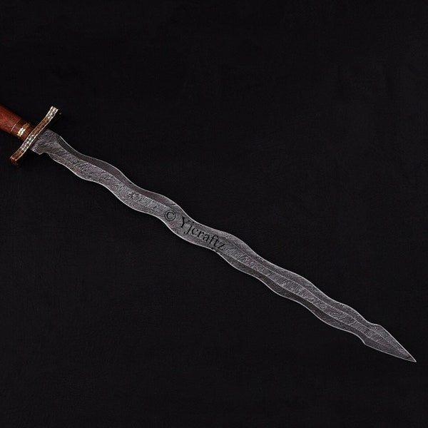 Flamberge Sword - Etsy