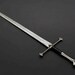 Hand Forged, Custom Damascus Steel Sword 32 Inches, Full Tang, Viking ...